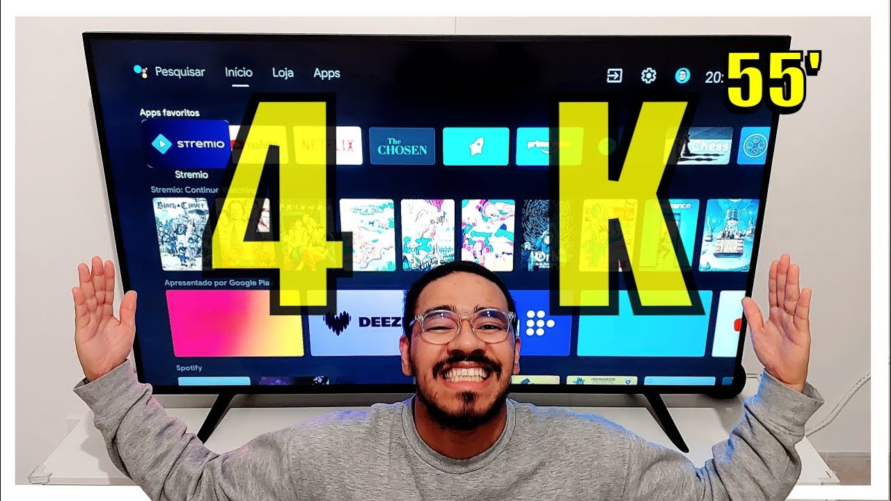 Unbox Xiaomi MI TV 4K 55 Polegadas: Descubra a Experiência Ultra HD ...
