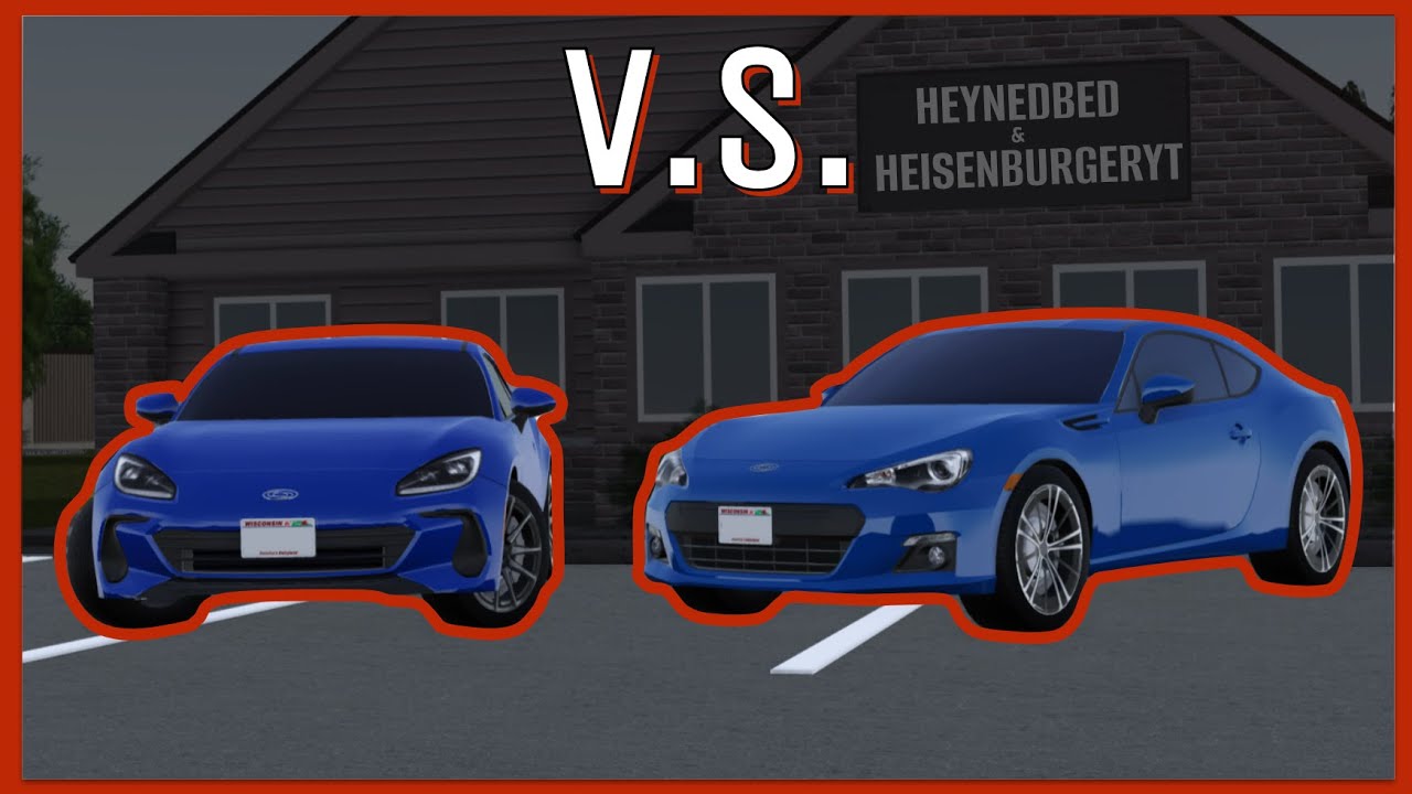 Generations: 2022 Subaru BRZ V.S. 2015 Subaru BRZ | Greenville Roblox ...