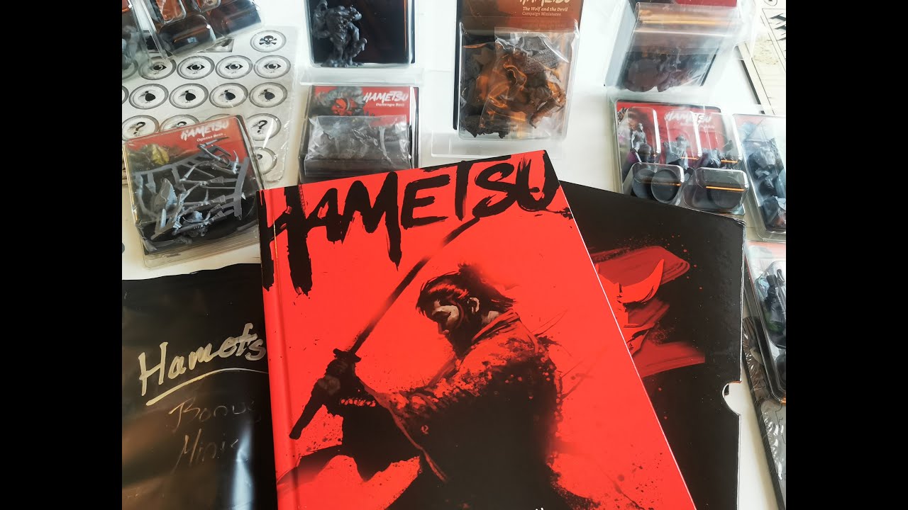 Unboxing Hametsu. Ein Fantasy-Coop-Skirmish-Tabletop im Feudalen Japan ...