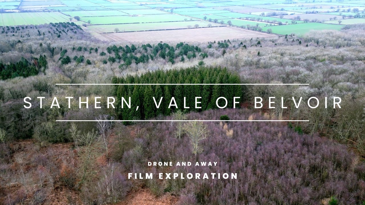 Exploring Stathern Wood, Vale of Belvoir in Winter by Drone | Cinematic ...