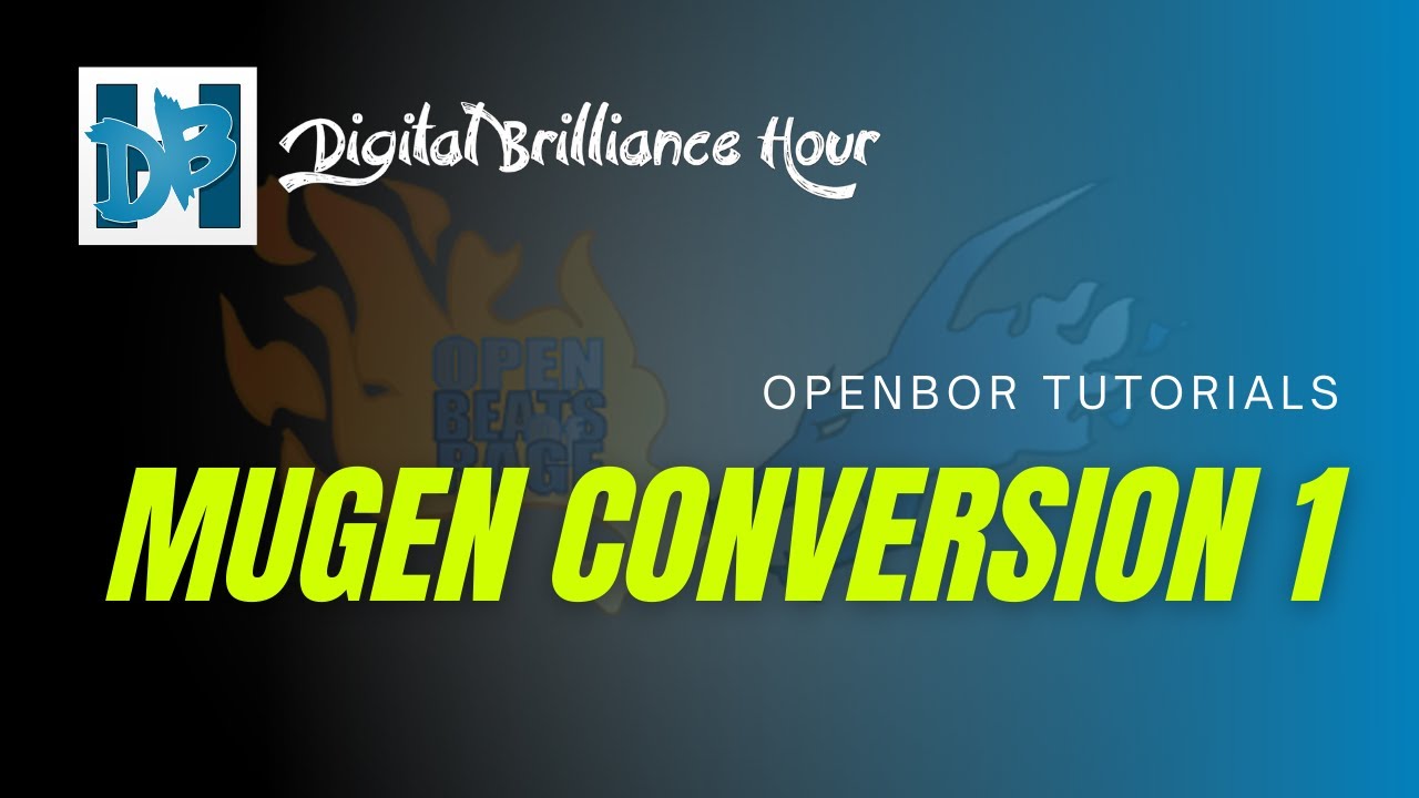 OpenBOR Tutorials - Mugen Conversions Part 1 - YouTube