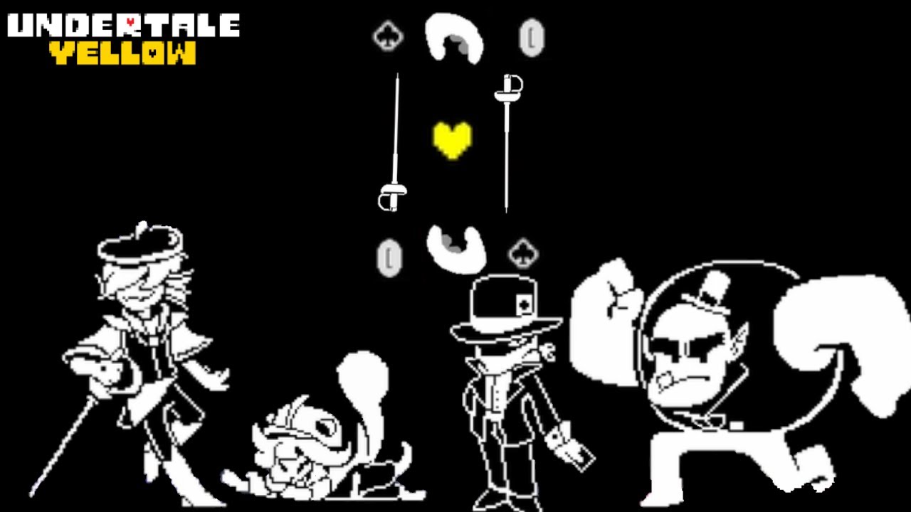 Undertale Yellow- Feisty Four Battle - YouTube