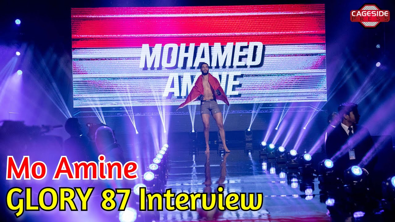 Mo Amine hopes to get on PFL Paris card after GLORY 87, wants to stay busy - YouTube