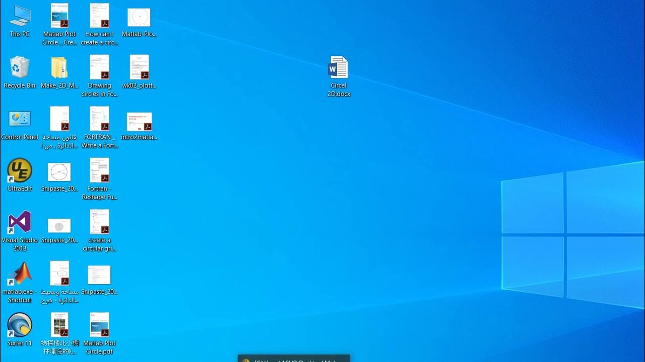 How to create a circular shape grid in Fortran 90? - YouTube