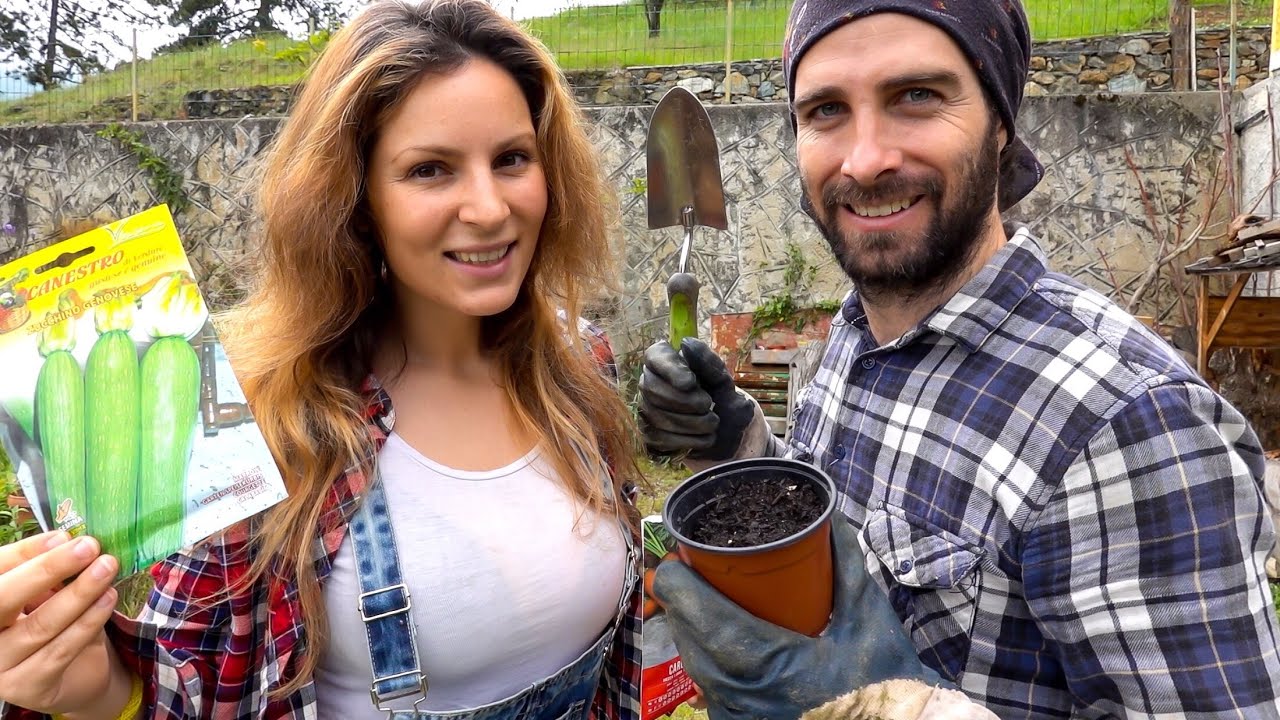 GARDENING LIFE in our Mountain Home Italy / Growing vegetables from ...