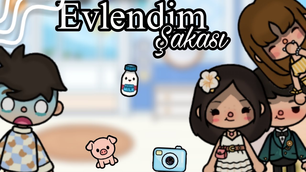 🪁Luka'ya evlendim şakası🪁 (Mia ile💫)Toca Life World Türkçe #tocaboca ...