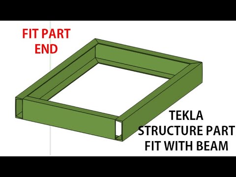 Optimizing Workflow with Part Fit in Tekla Structures - YouTube