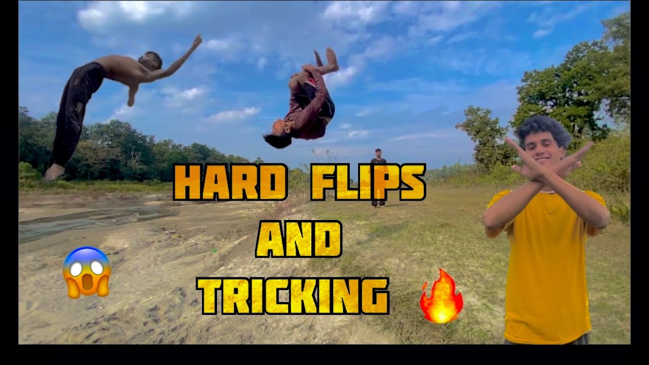Hard flips and tricking video in new place #trickinglife #tricking #youtubevideos ...