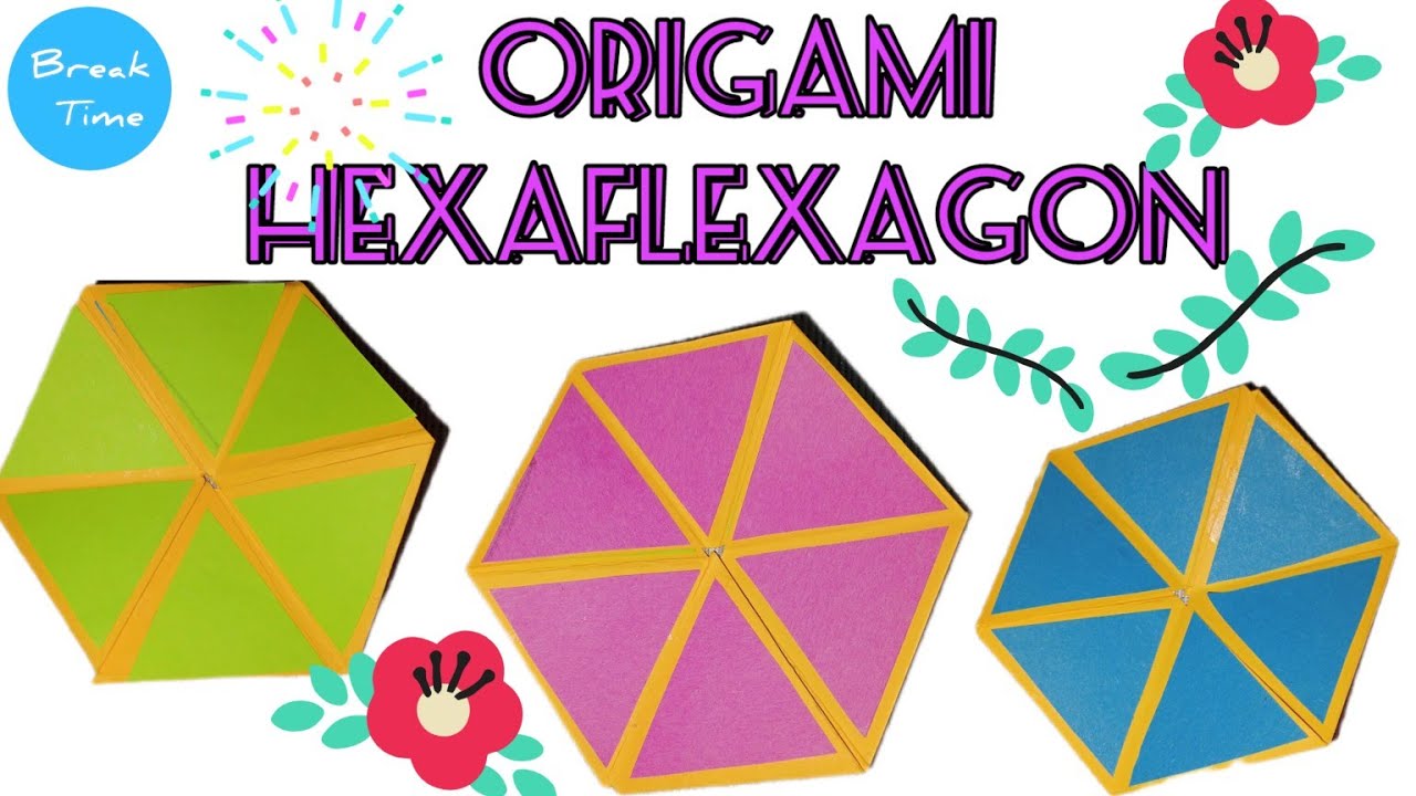 DIY HEXAFLEXAGON | Origami | Easy learning for all - YouTube