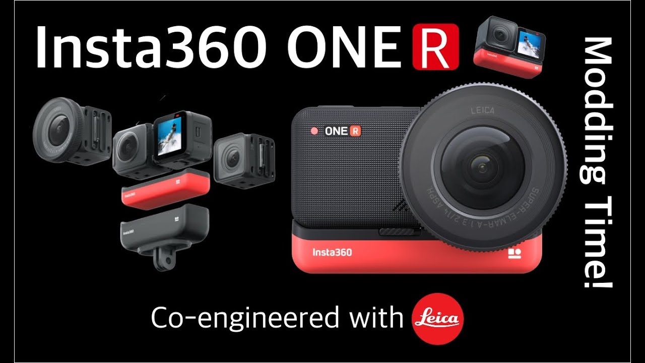 Insta360 ONE R 360 Action Camera - Adaptive Modular - 5.7K - LEICA ...