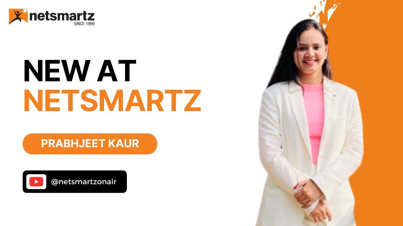 New at Netsmartz | Prabhjeet Kaur - YouTube