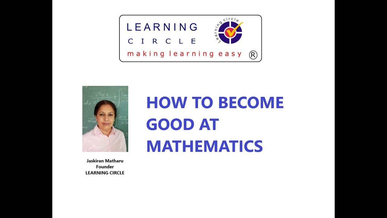 How to become good at Mathematics - YouTube