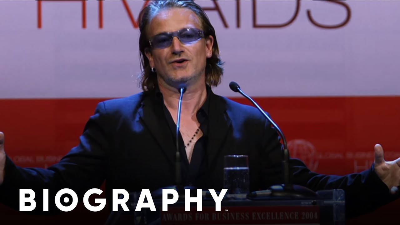 Bono - Lead Singer of U2 & Social Activist| Mini Bio | Biography - YouTube