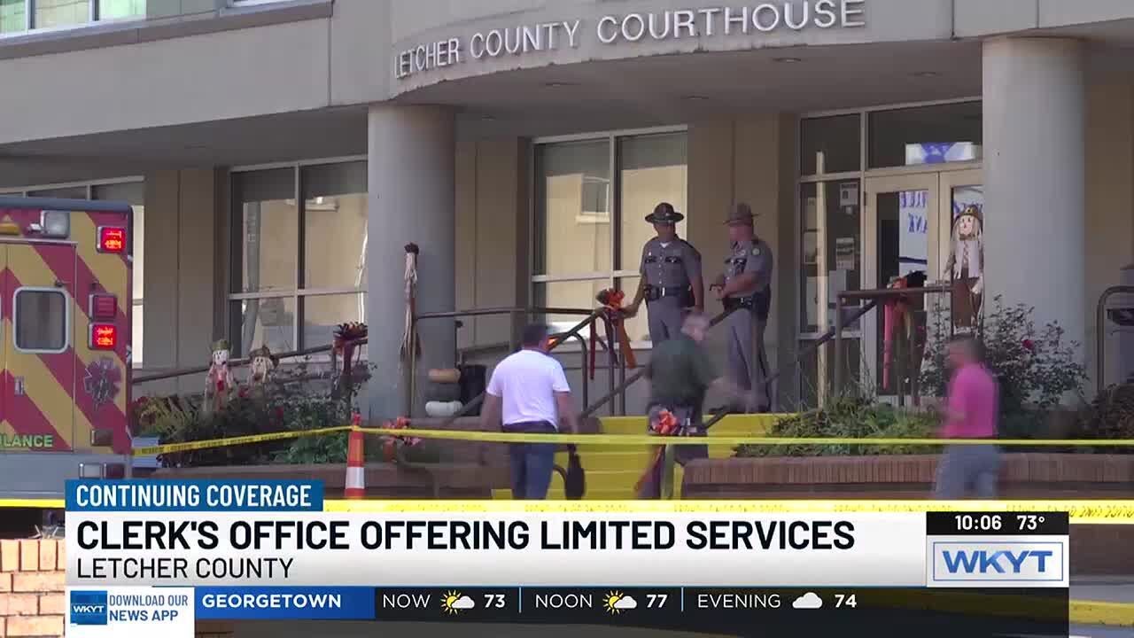 Some offices in Letcher County Courthouse reopen - YouTube