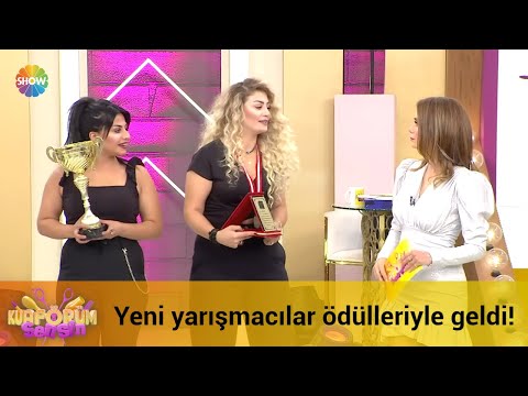 Yeni yarışmacalar Aslı ve Burcu ödülleriyle geldi!