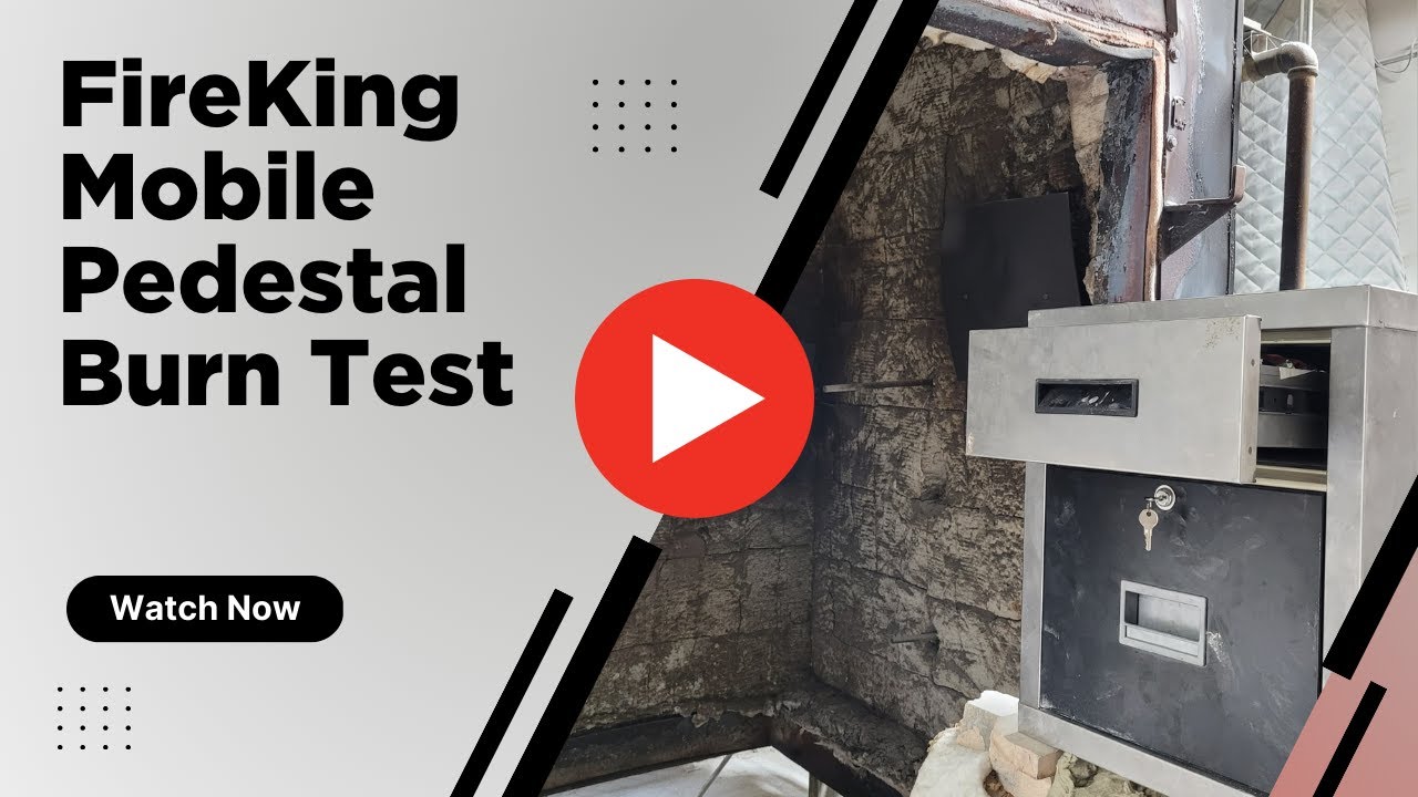 FireKing Mobile Fire-Rated Pedestal Burn Test Video - YouTube