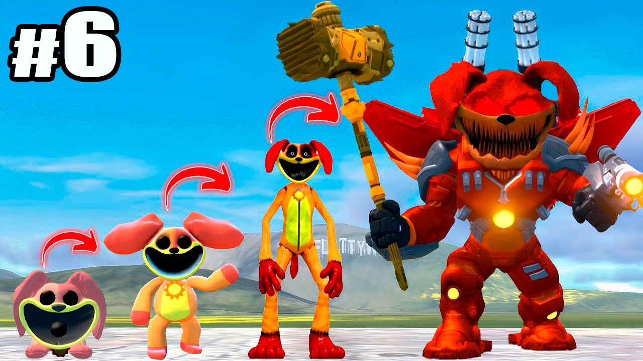 EVOLUTION OF DOGDAY | NEW CURSED DOGDAY POPPY PLAYTIME CHAPTER 3 In ...