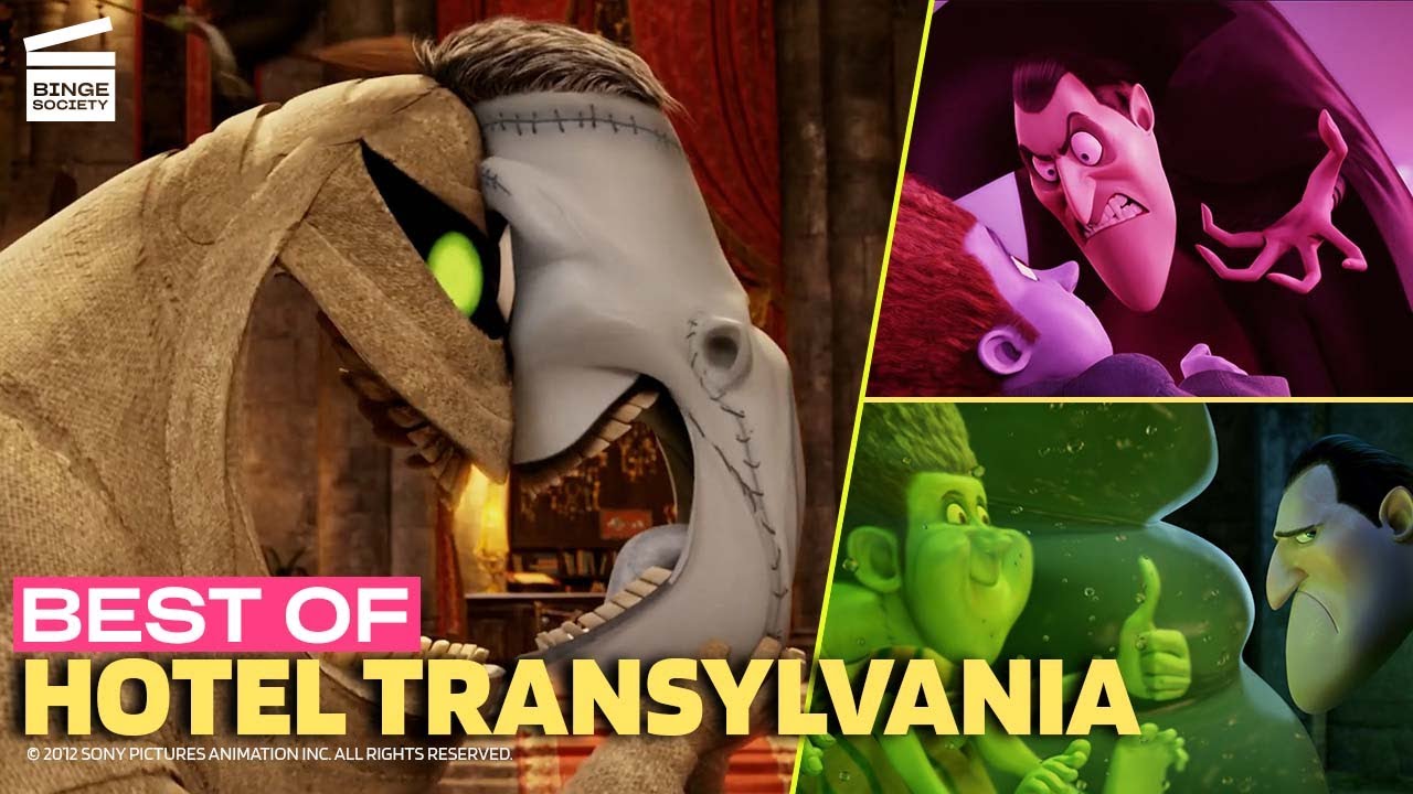 Best Scenes from HOTEL TRANSYLVANIA | Cartoon For Kids - YouTube