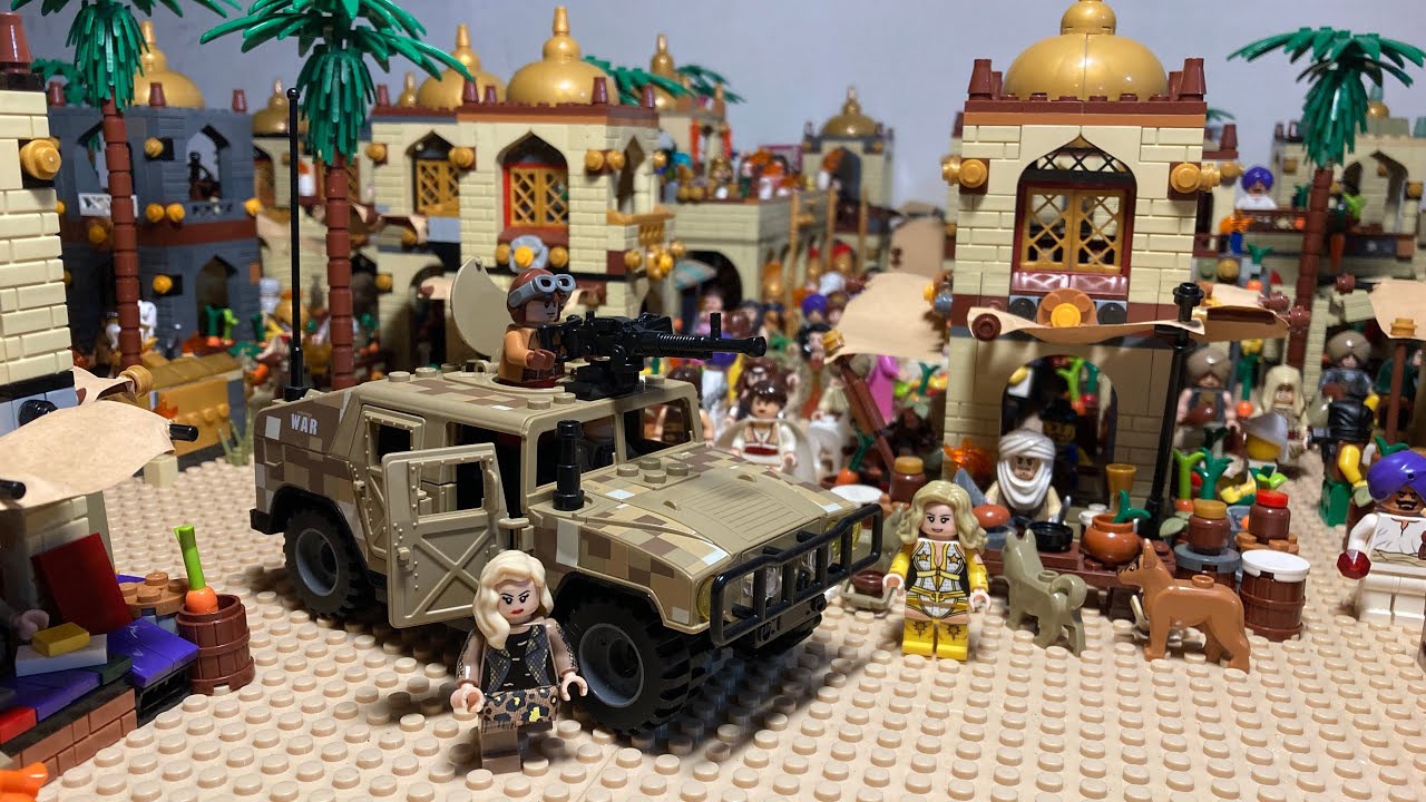 Lego Afghanistan prewar scene #lego #moc #afghanistan #hummer # ...