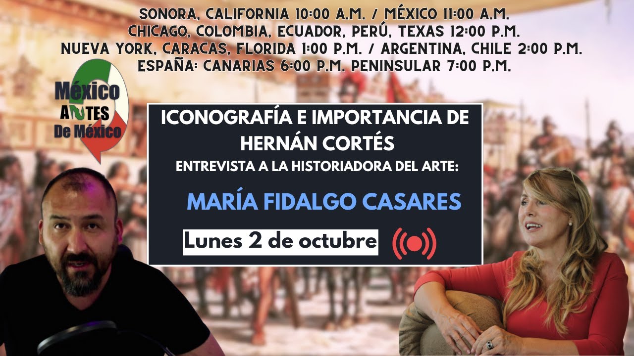 Iconografía e importancia de Hernán Cortés // Entrevista a María Fidalgo Casares - YouTube