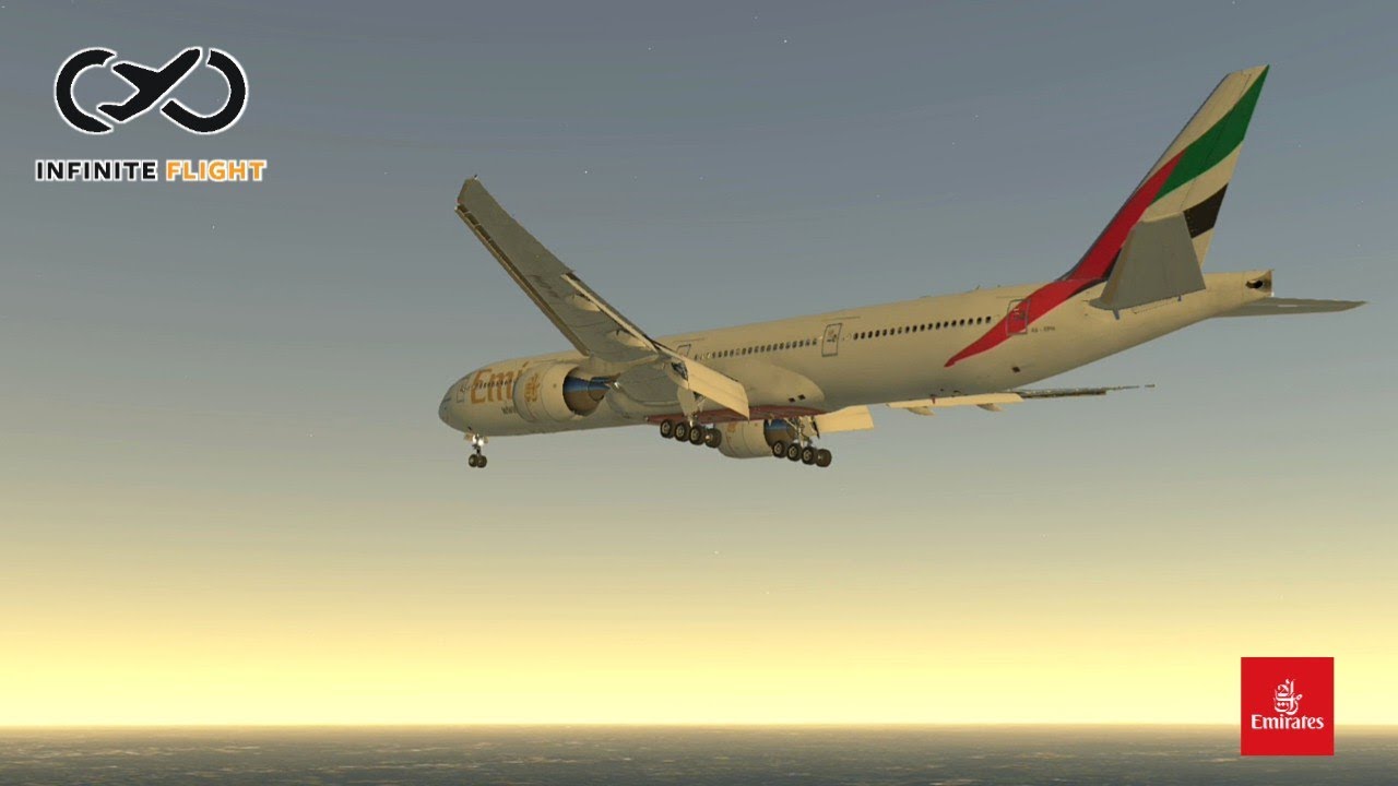 Infinite Flight Simulator ‼️ Emirates Airlines Landing di Bali - YouTube