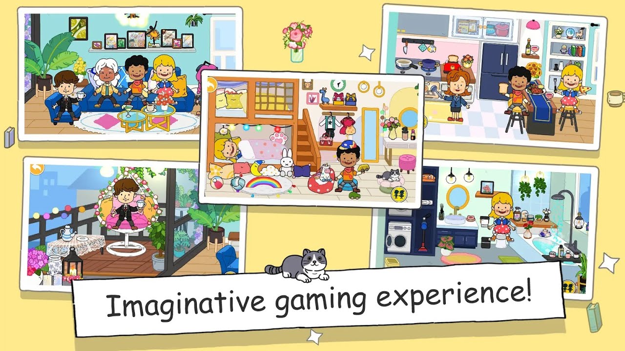 Yoya: Busy life world | Home tour | Explore the town |[Gameplay] - YouTube