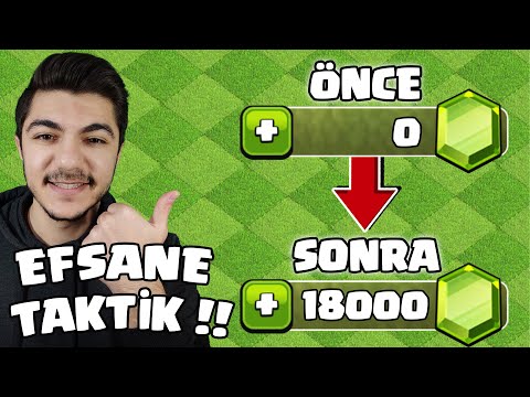 HER AY BEDAVA 1500 ELMAS !! EFSANE TAKTİK !! - Clash Of Clans