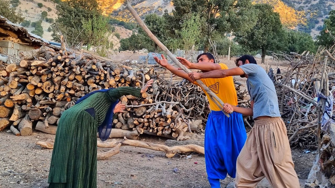 Nomadic life. Fight between son and mother due to selling sheep#village ...