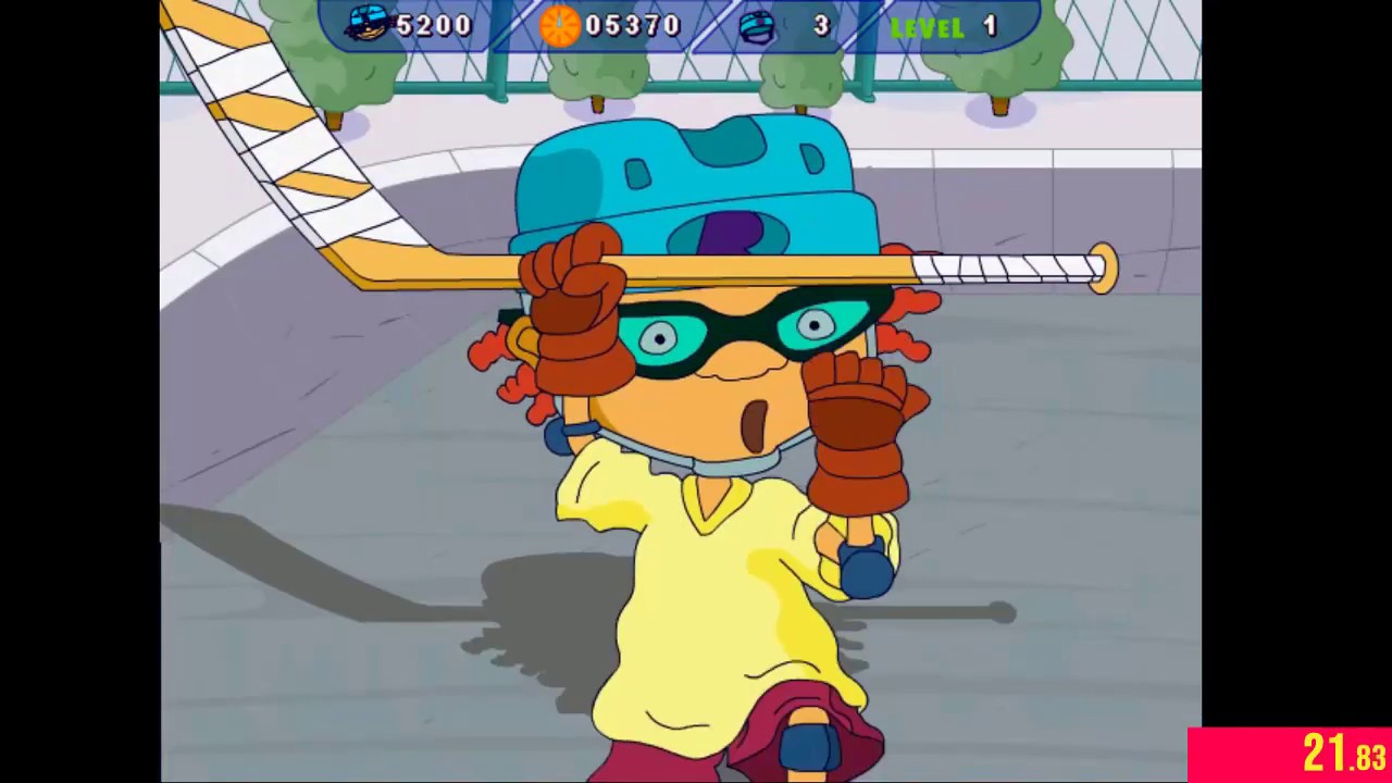 Rocket Power Extreme Arcade Games: Hockey Shot in 6:10 - YouTube