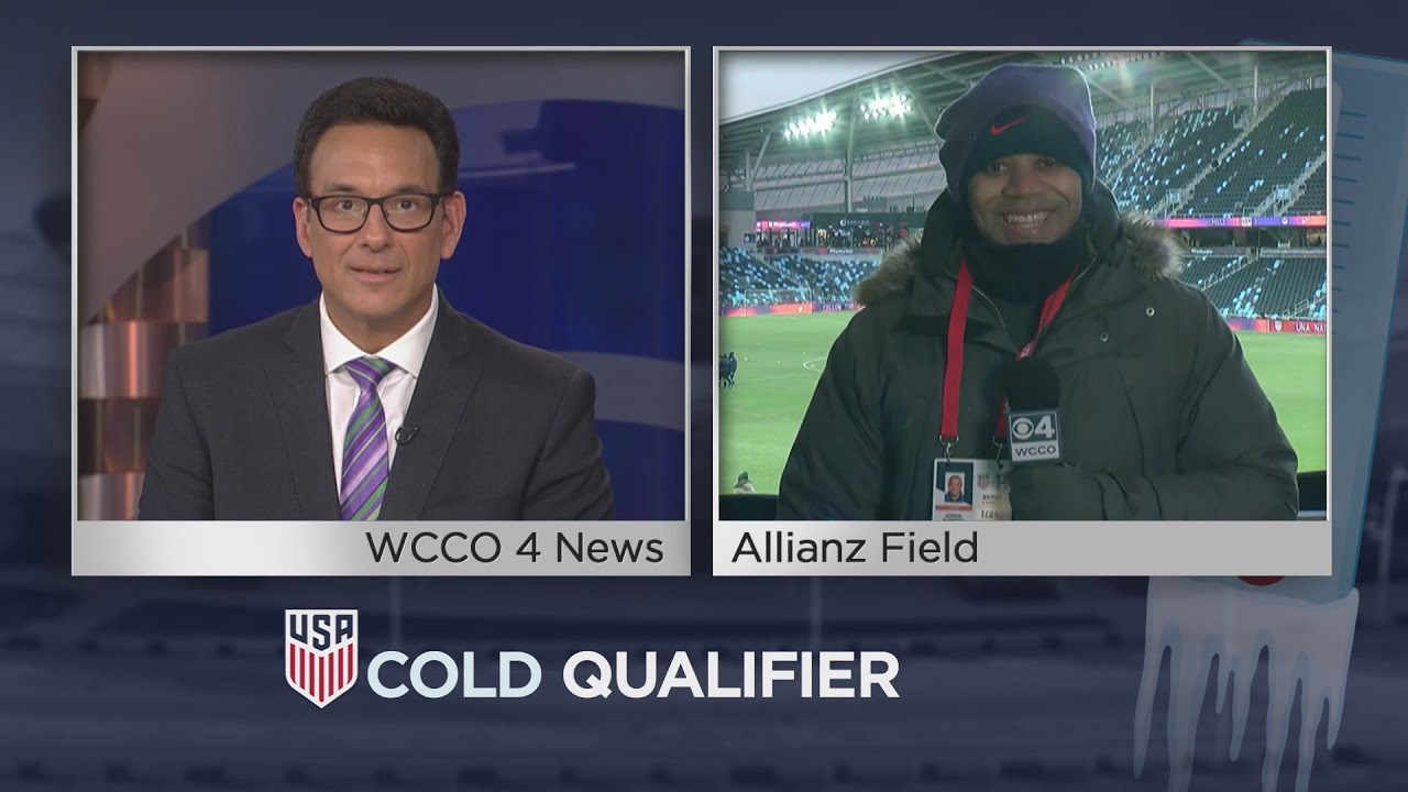 Bitterly Cold FIFA World Cup Qualifier Being Held In St. Paul - YouTube