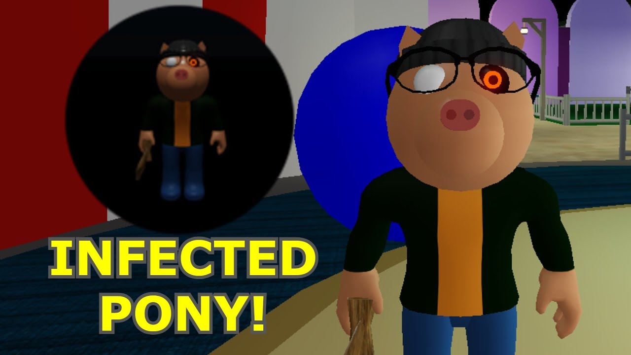 How to get "INFECTED PONY" BADGE + PONY MORPH/SKIN in PIGGY RP: THE ...
