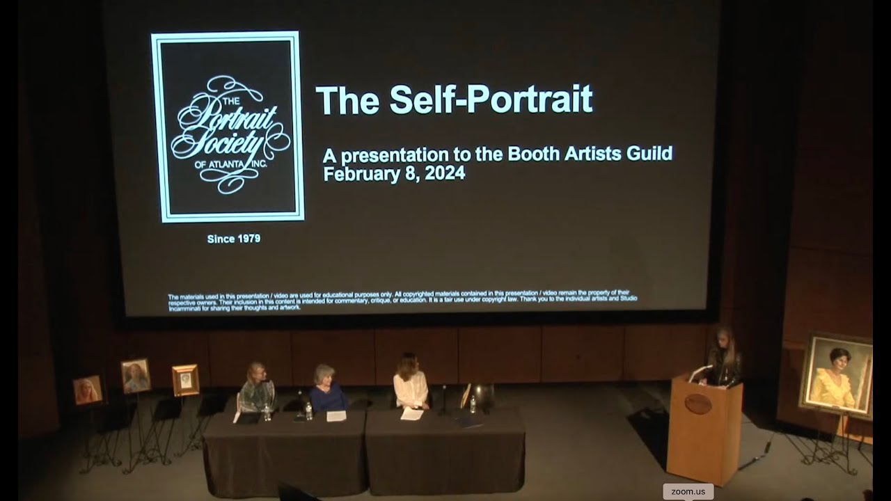 A Presentation On The Self-Portrait To The Booth Artist's Guild - YouTube
