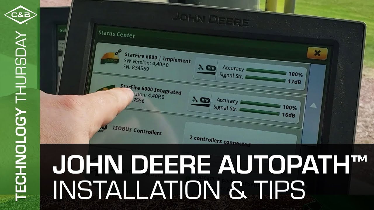 John Deere AutoPath™: Installation and Tips - YouTube