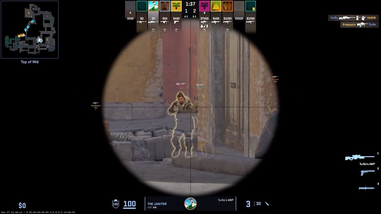 Awp COLLATERAL triple kill CS2 - YouTube