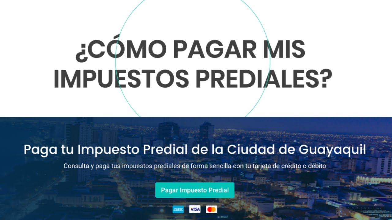VIdeo Tutorial - Pago Impuesto Predial - Guayaquil 2021 - YouTube