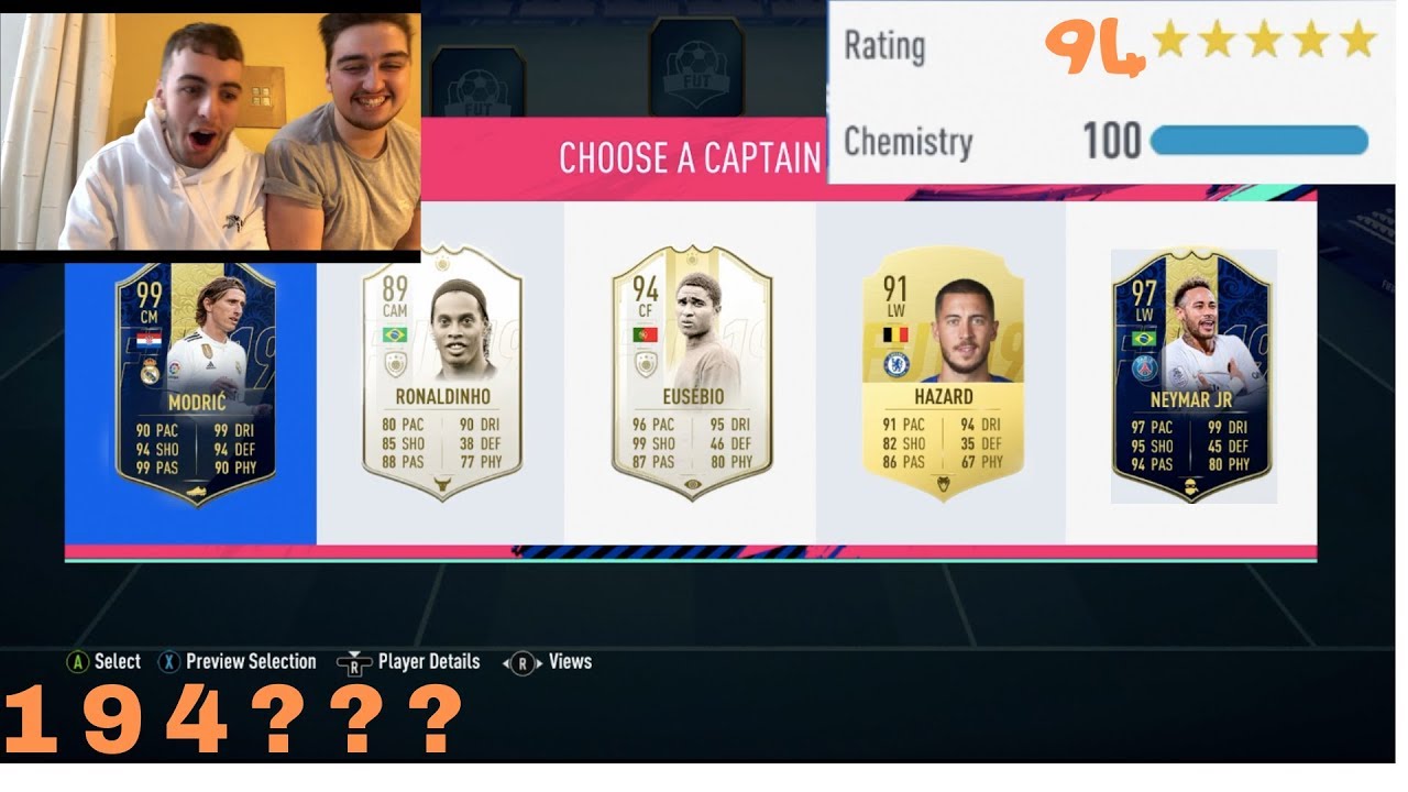 CRAZY 194 DRAFT CHALLENGE - OJ Gaming Fifa 19 - YouTube