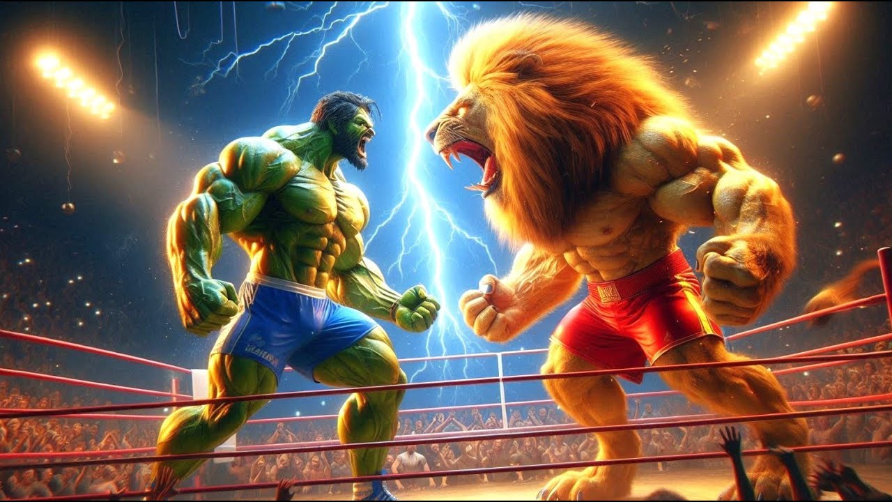 LION vs HULK - Who REALLY Wins? - YouTube