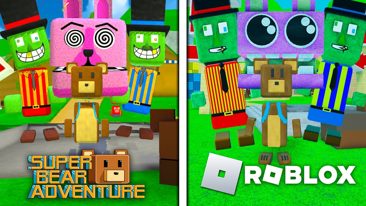 Roblox vs Super Bear Adventure Every Level Compilation - Gameplay ...