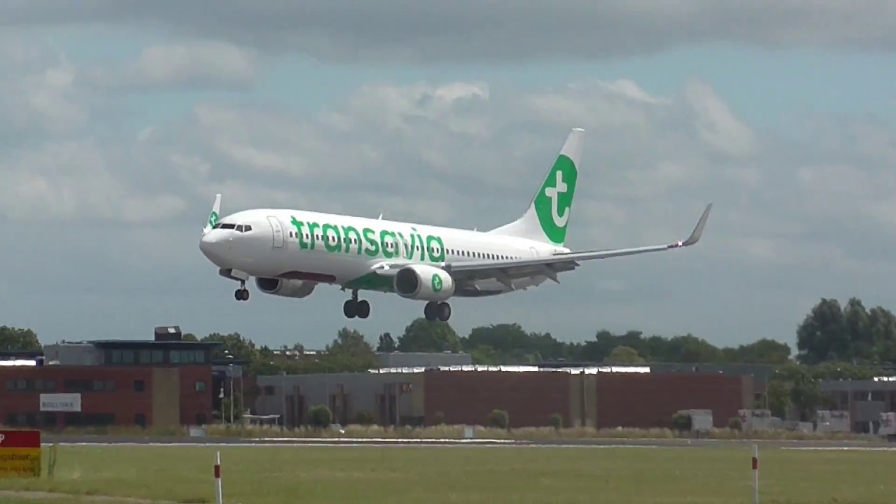 [PLANE SPOTTING] Transavia Boeing 737's I landing Amsterdam Airport ...