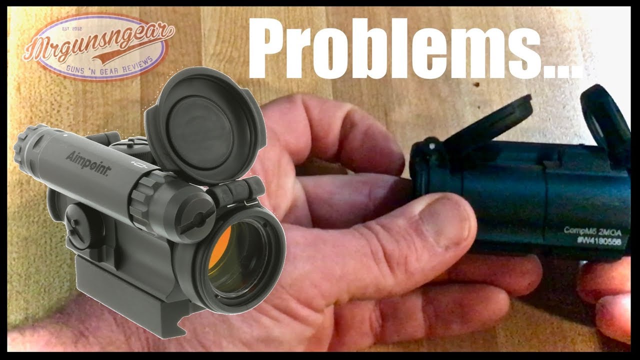Aimpoint CompM5 Red Dot First Impressions---Not Good - YouTube