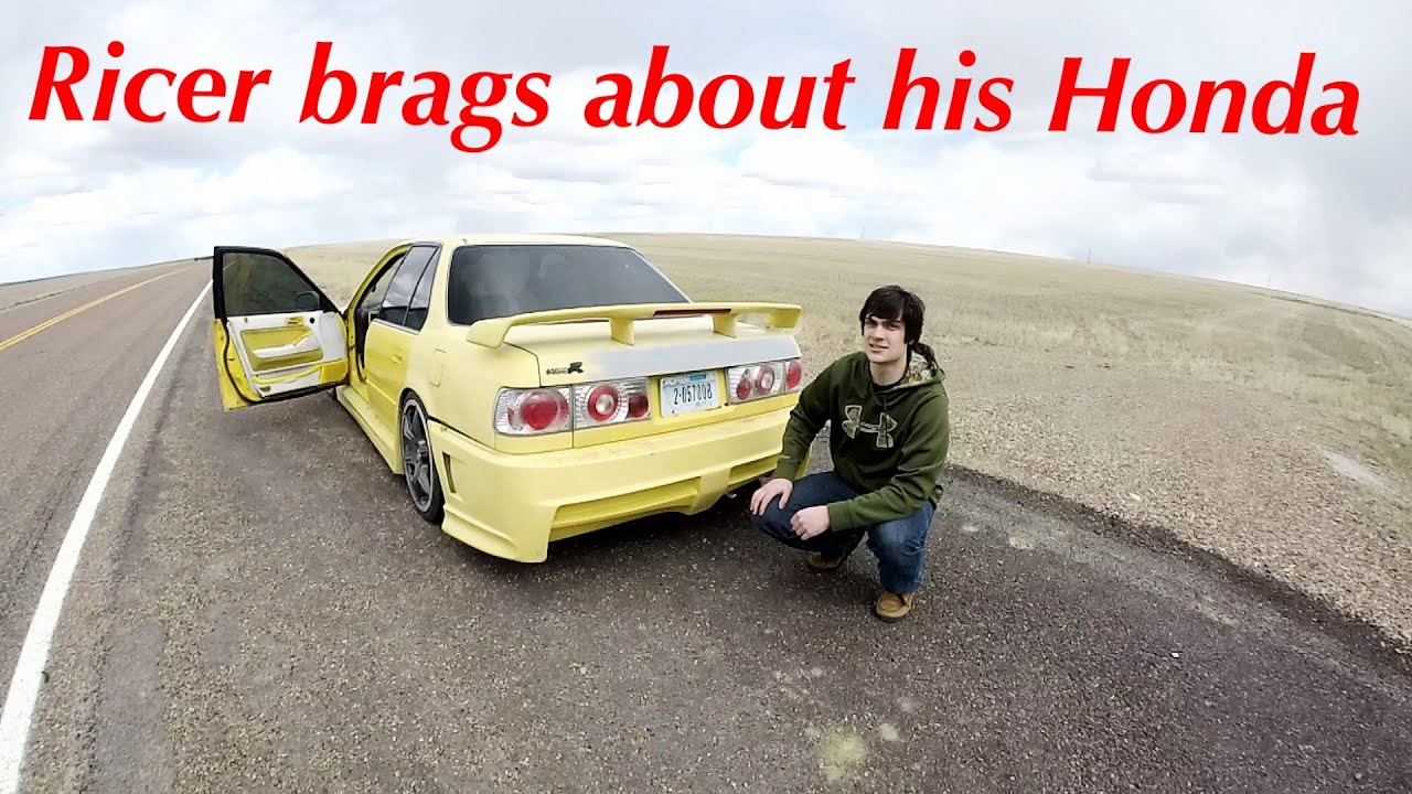 Ricer brags about his Honda Accord - YouTube