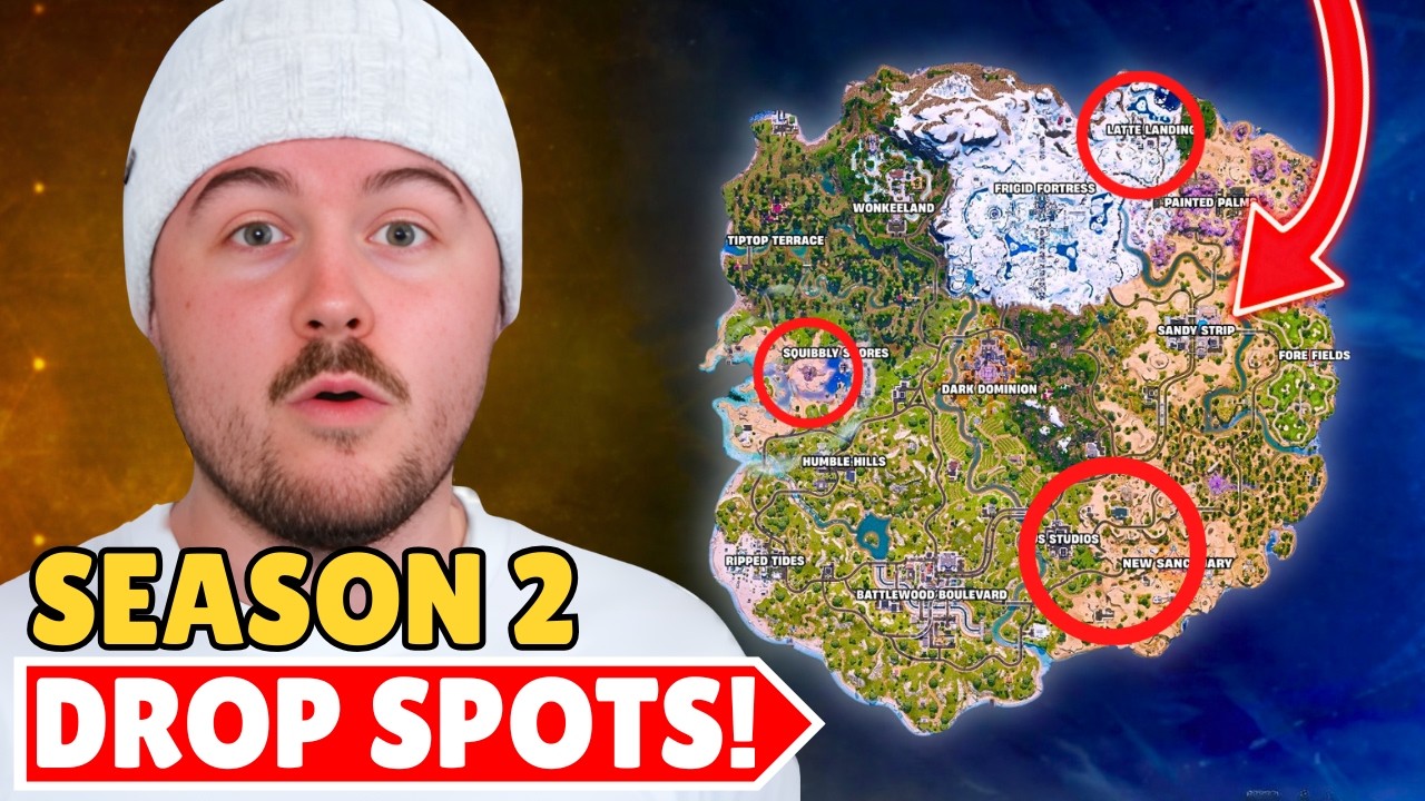 The *BEST* Drop Spots in Fortnite Season 2! (Chapter 7) - YouTube