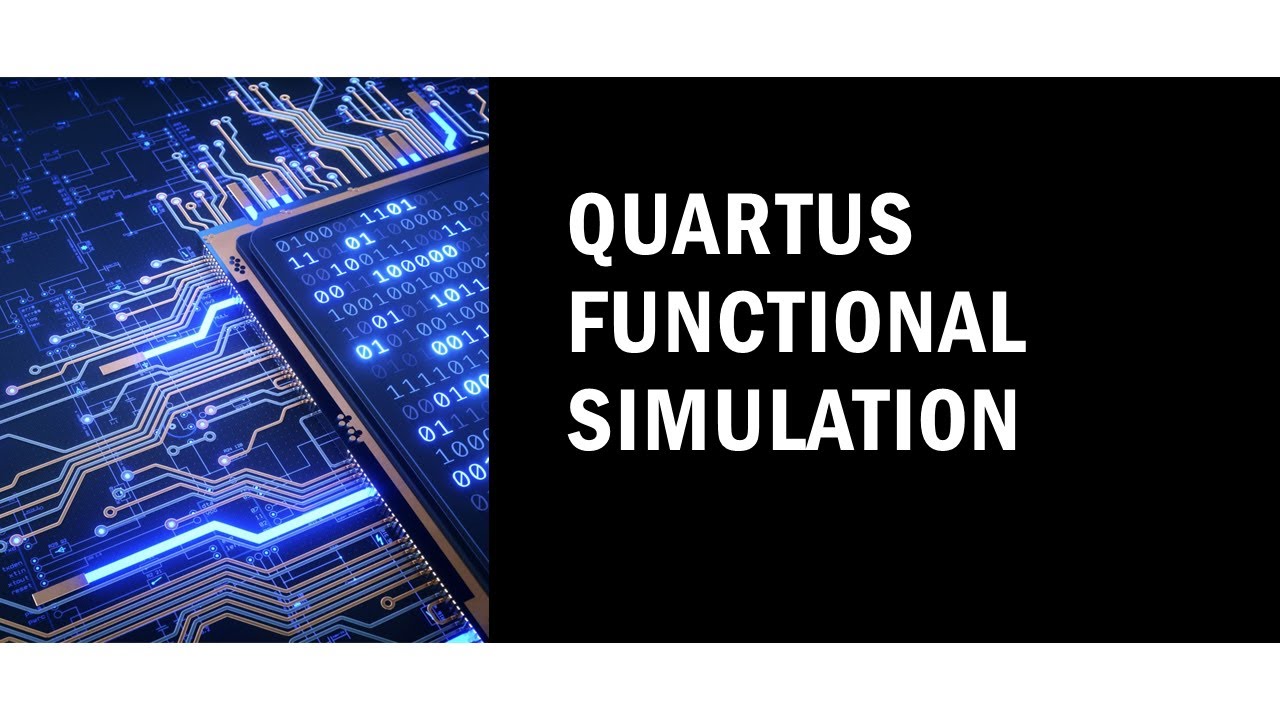 How To Create A Quartus Functional Simulation Youtube 4198