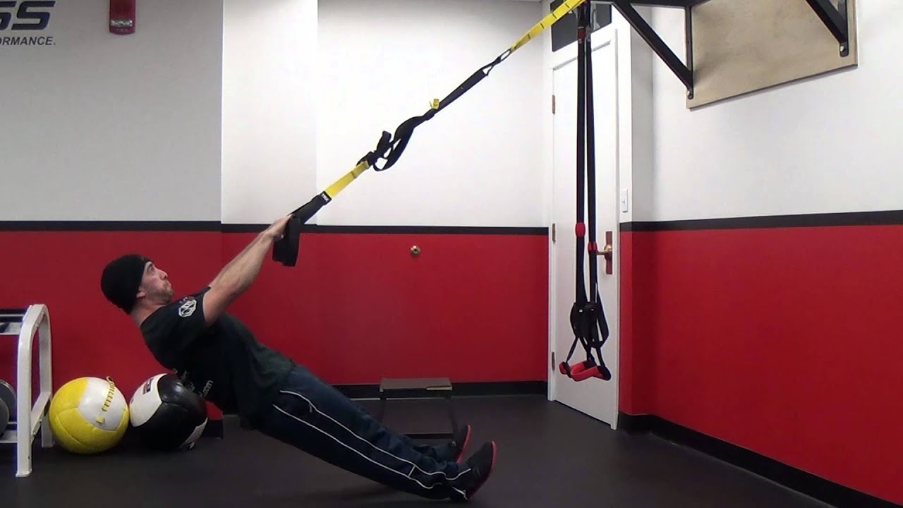 TRX Wide Row 3 x 12 - YouTube