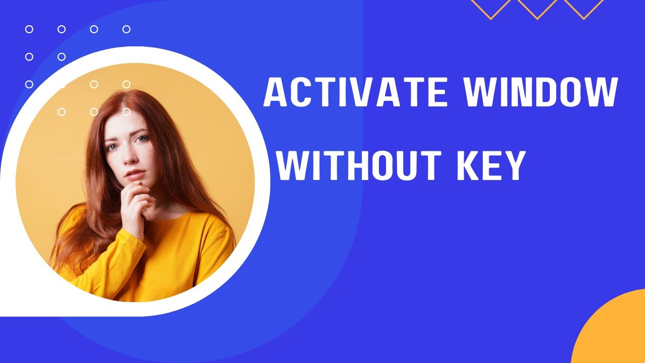How to activate window without product key - YouTube