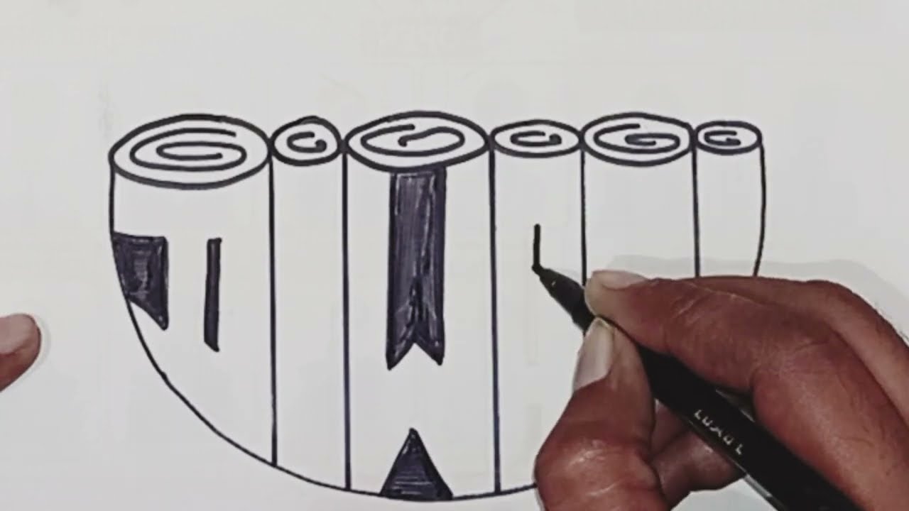 Beautiful Deepak Drawing With Diwali। Diwali Words Drawing Easy। - YouTube