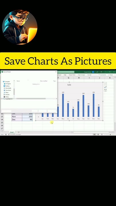 Save Charts As Pictures in excel #excel excel new trick #sorts - YouTube