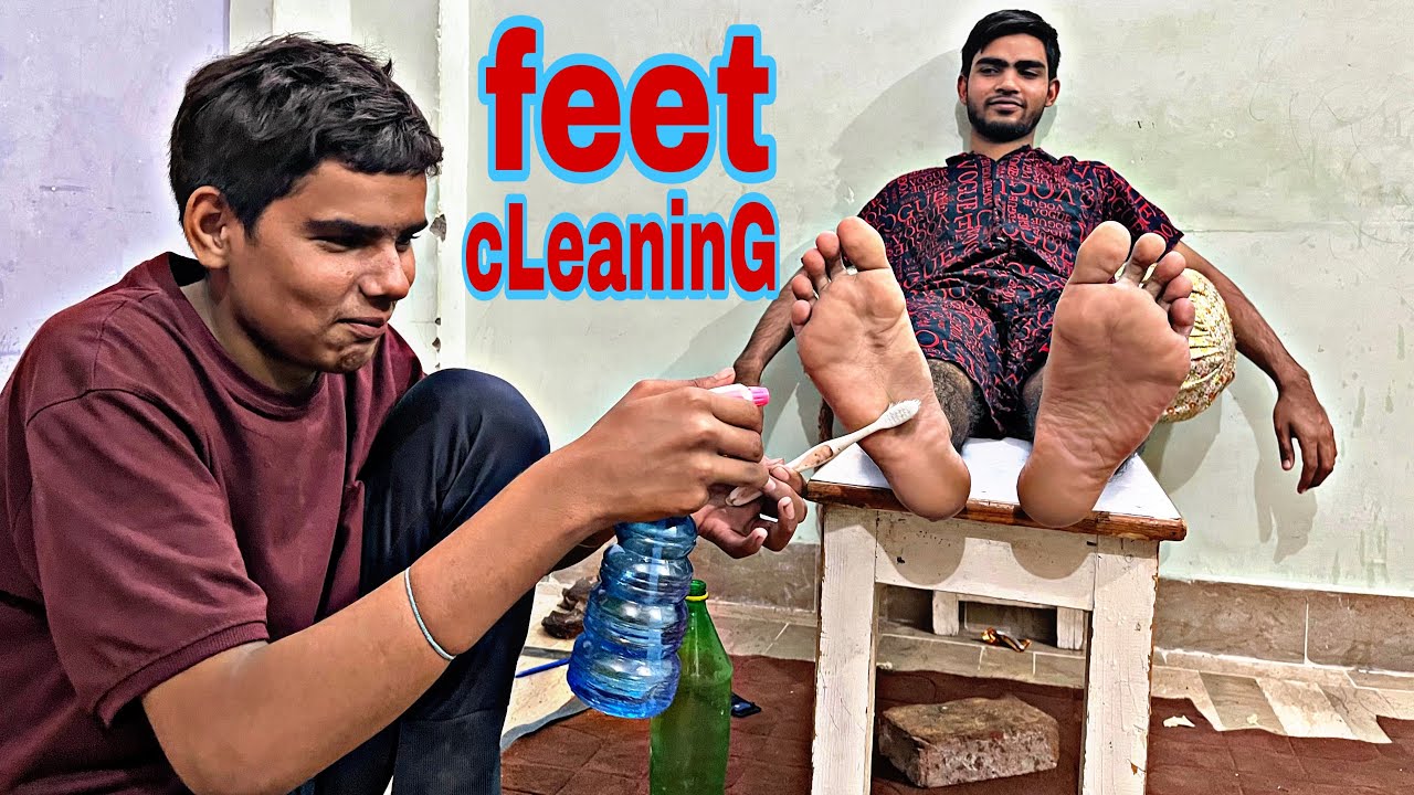 ASMR Feet Cleaning Super Neat & Clean - YouTube