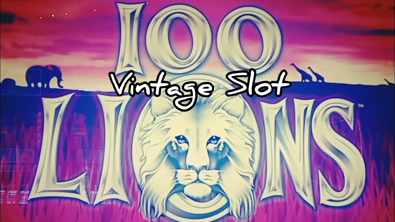 Vintage SLOTS | 100 LIONS 🤨 - YouTube