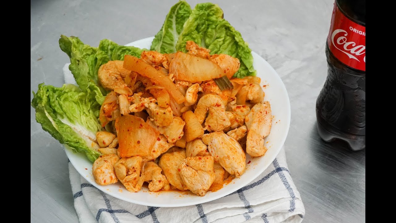 Kimchi Chicken - YouTube
